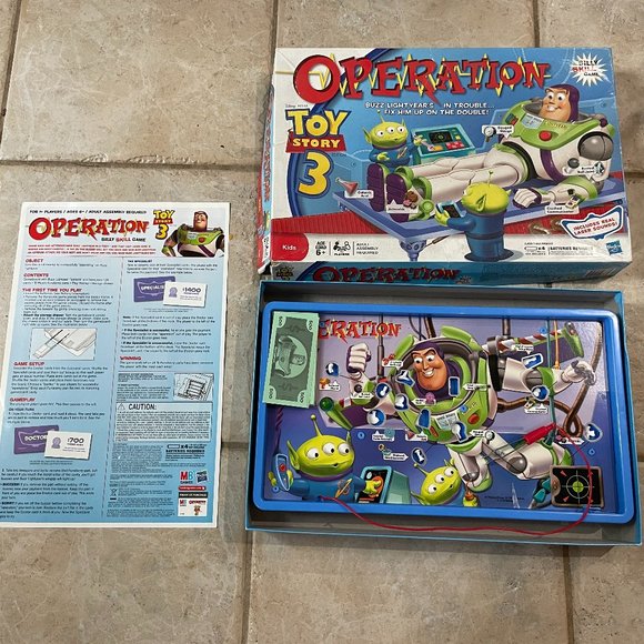 Hasbro | Toys | Operation Board Game Disney Pixar Toy Story 3 Buzz ...